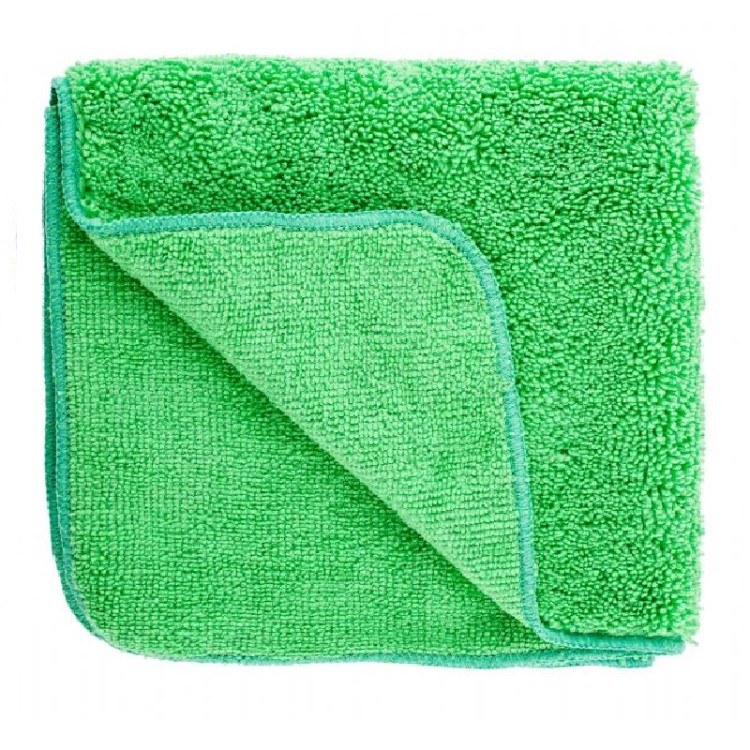 Салфетка универсальная из микрофибры длинная петля 30*30 зеленая (шт ...